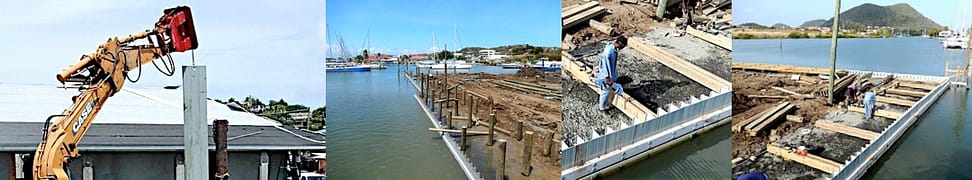 a key material in CMS inshore work, is Vinyl Sheet Piling.